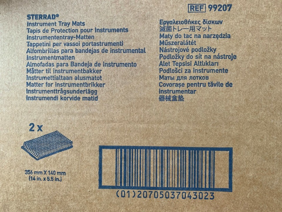 Sterrad Instrument Tray Mat 14 X 5.5 Inch, (2/CS) J&J 99207 | eBay