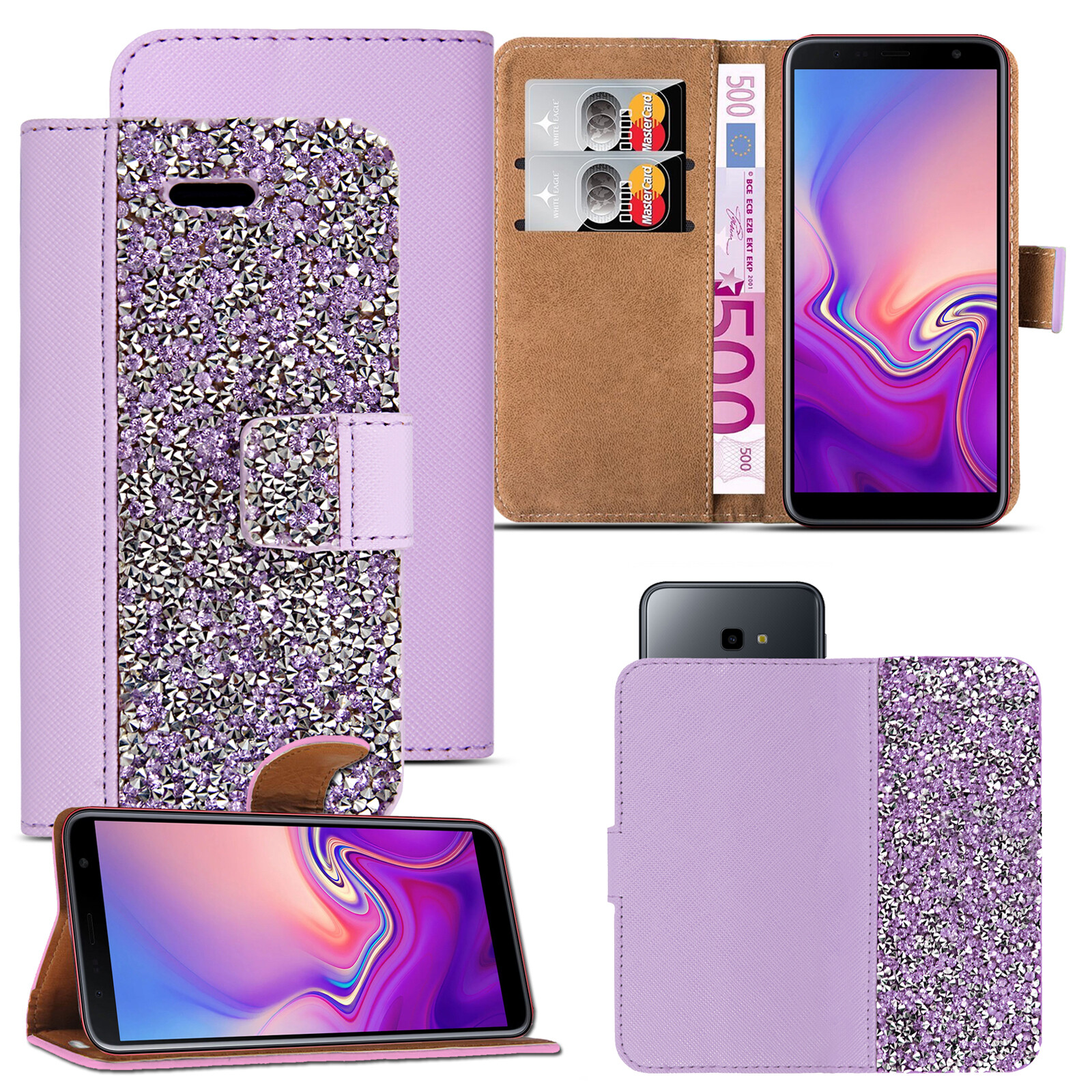Case For IMO Dash 4G Q2 Q3 Plus Q4 Pro Glitter Flip Wallet Leather ...