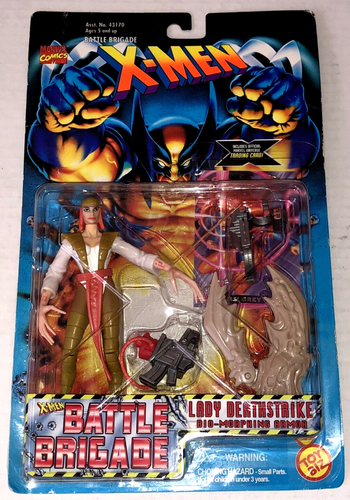X-Men Battle Brigade Lady Deathstrike 1996 Marvel Comics Toy Biz New ...