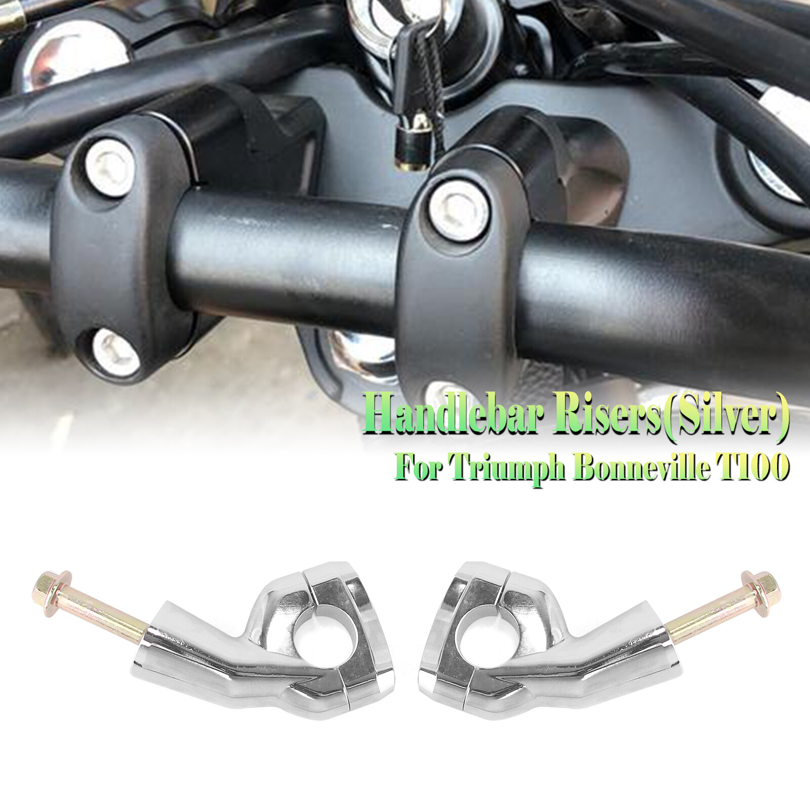 Motorcycle Handlebar Risers Parts For Triumph Bonneville T100 T120 ...