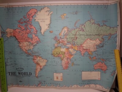 Pre-1900 - Antique Map 1894 By Bacon's