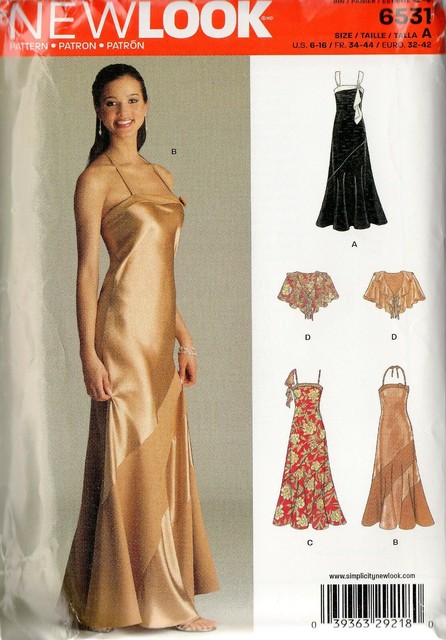 Simplicity LOOK Pattern 6531 Misses Dresses Sizes 6 - 16 *uncut for ...