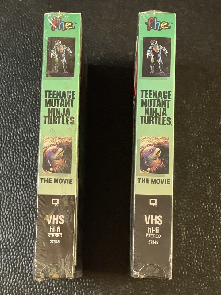Teenage Mutant Ninja Turtles The Movie VHS 1990 FHE Brand New Gradable ...