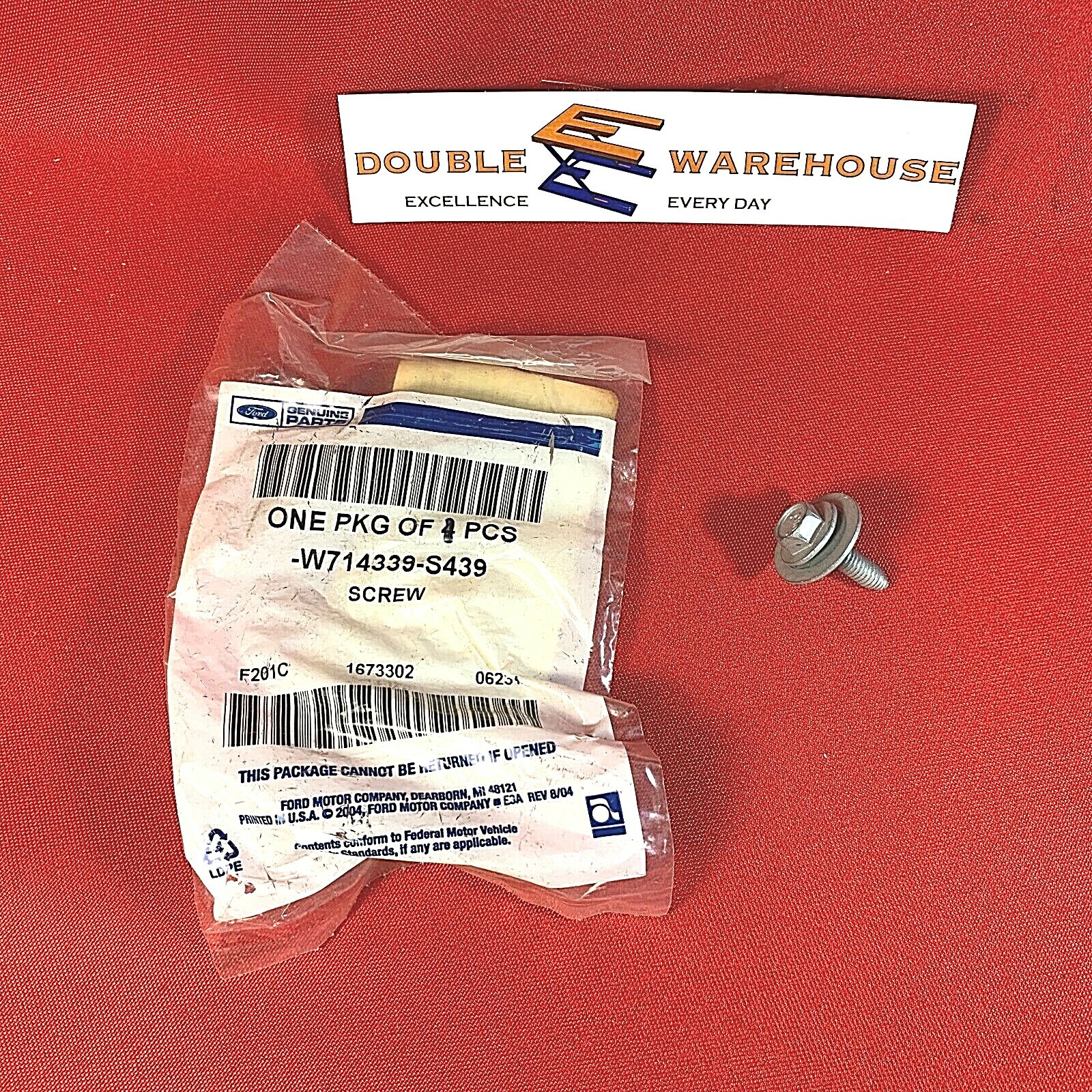 NOS OEM Ford W714339-S439 Screw | eBay