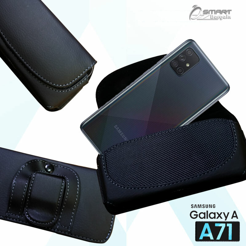 Side Leather holster Pouch Belt Clip Case Cover For Samsung Galaxy A71 ...