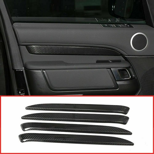 4*Carbon fiber Door Panel Moulding Trim For Land Rover Discovery 5 LR5 ...