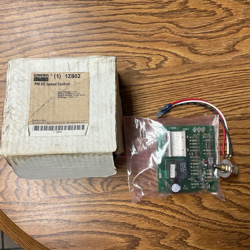 Dayton PM DC SPEED CONTROL MODULE CIRCUIT BOARD 0-12V OUTPUT | eBay