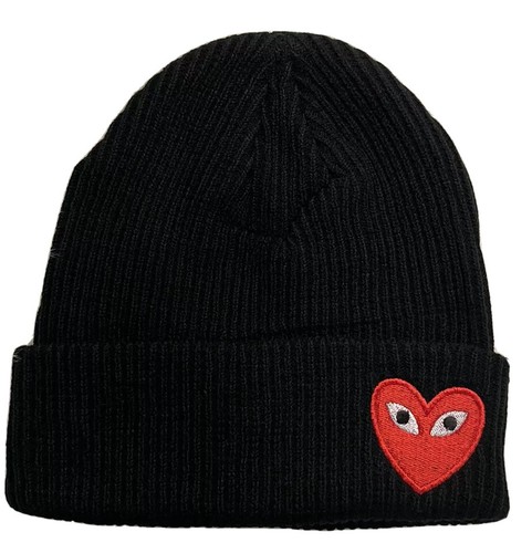 Stretchable Toque With A Heart In Black (Unisex) | eBay