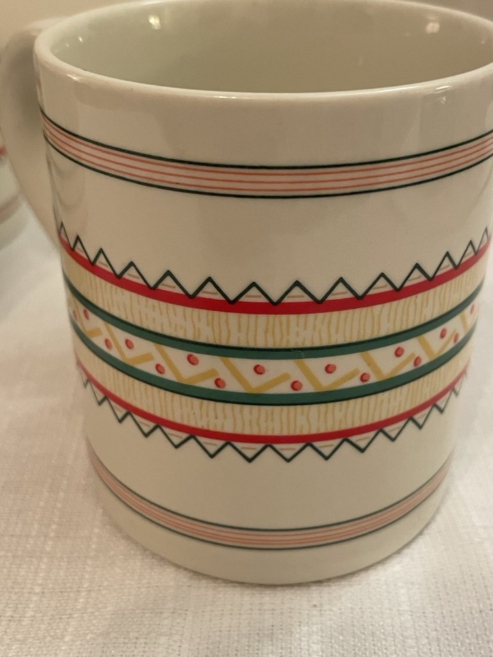 Four Vintage Korean Southwestern Themed Coffee Mugs | eBay UK