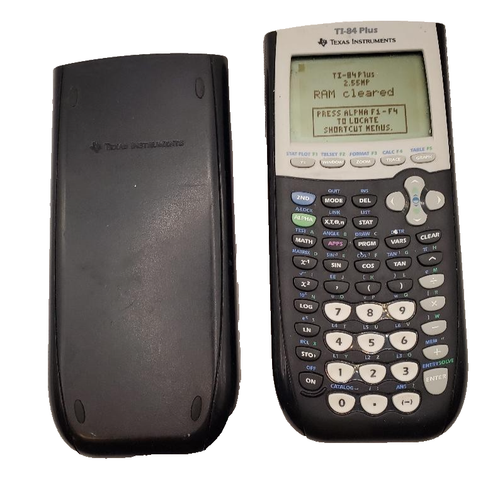 Texas Instruments TI-84 Plus Graphing Calculator w/Cover works-new ...