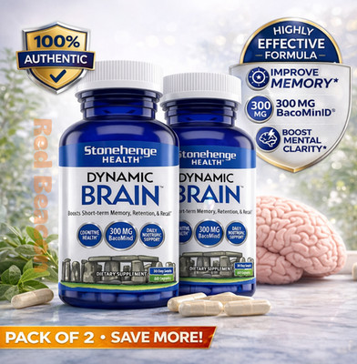 Dynamic Brain Supplement 60 Capsules–Memory Focus Clarity-Pack of 2 ...