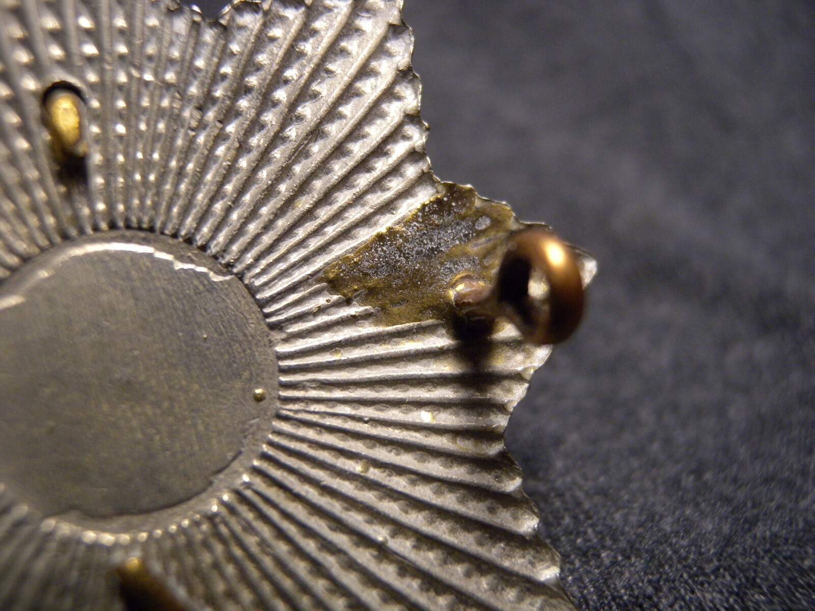 ROYAL CANADIAN REGIMENT PRE WWI CAP BADGE M1 RCR R.C.R. VRI PRO PATRIA ...