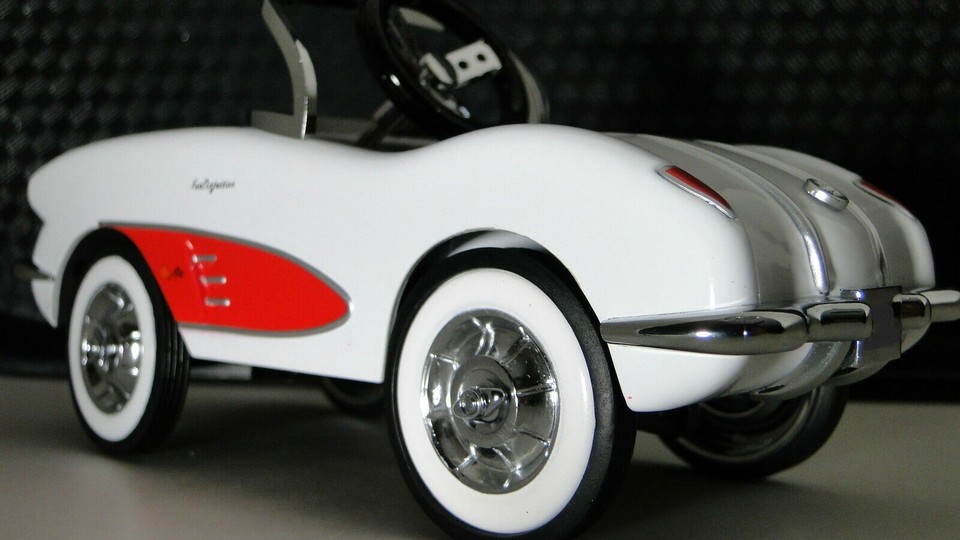 Mini Pedal Car Chevrolet Chevy Corvette Race Metal Body55TOO SMALL TO ...