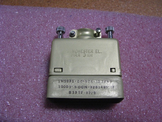 1 WINCHESTER MRA-34H MRA34H CONNECTOR W/ BACKSHELL 34 PIN for sale ...