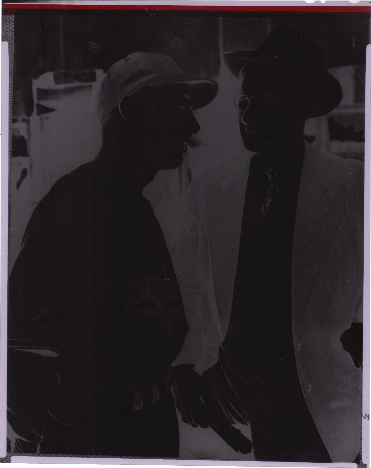 Clyde Sukeforth Burt Shotton photo negative Brooklyn Dodgers 8x10 ...