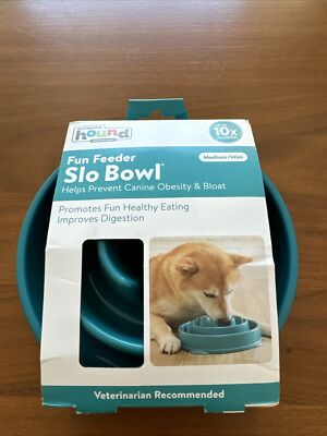 Outward Hound Fun Feeder Slo Bowl, Slow Feeder Dog Bowl, Medium/Mini ...