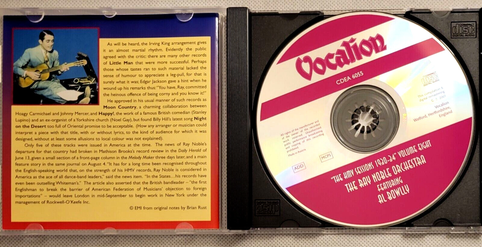 HMV Sessions, Vol. 8: 1930-1934 by Ray Noble (CD, Jun-2001, Dutton ...