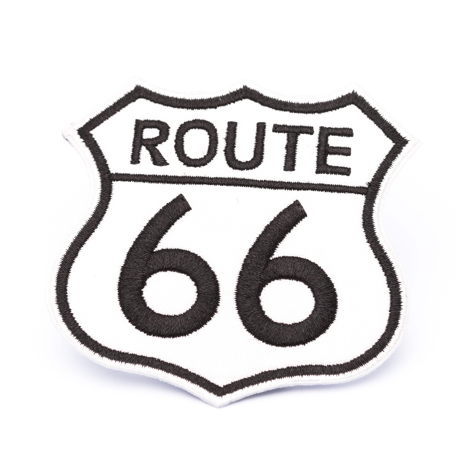 White Route 66 - Embroidered Patch | eBay
