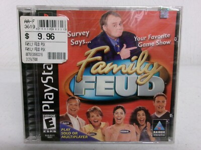 SONY PLAYSTATION PS1 BLACK LABEL FAMILY FEUD FACTORY SEALED GAME #8 | eBay
