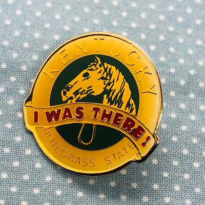 Kentucky Souvenir Bluegrass State Lapel Pin - I Was There w/ Horse | eBay