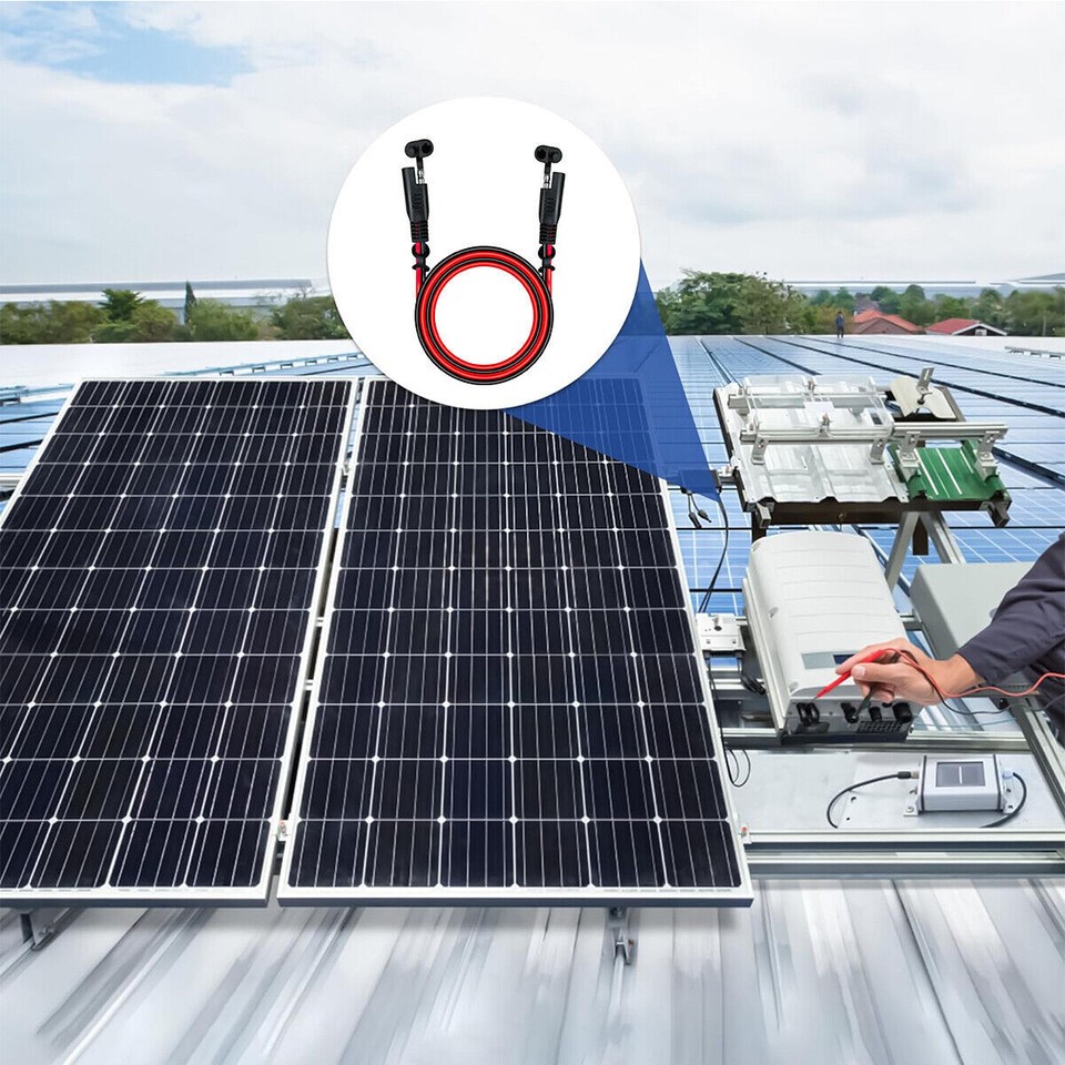 14AWG SAE to SAE Battery Cable Tender Terminal Connector 1M Power ...