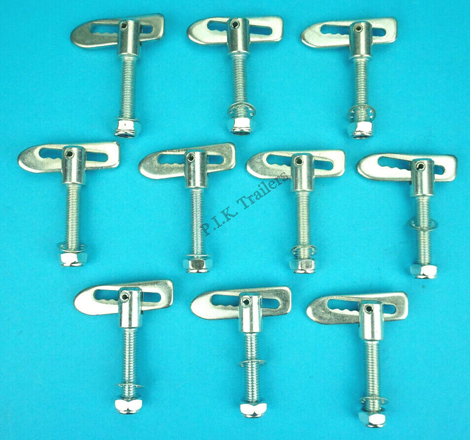 10 x Anti Luce M8 x 38mm Drop Lock Catch Tail Gate Fastener Trailer ...