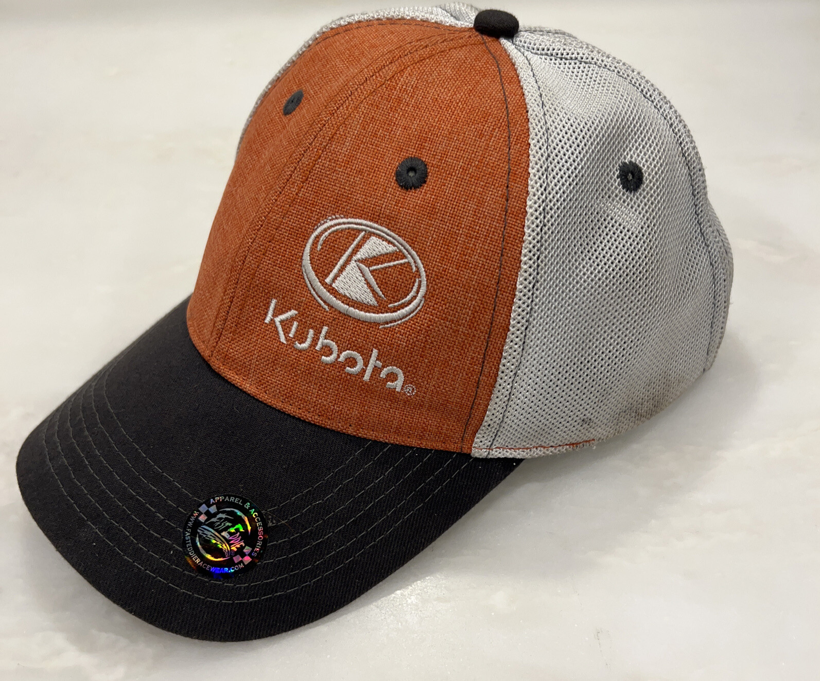 Kubota trucker cap Black and Orange snapback Adjustab… - Gem