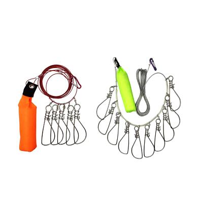 Fishing Stringer Clip Stainless Steel Metal Snap Portable Live Fish ...