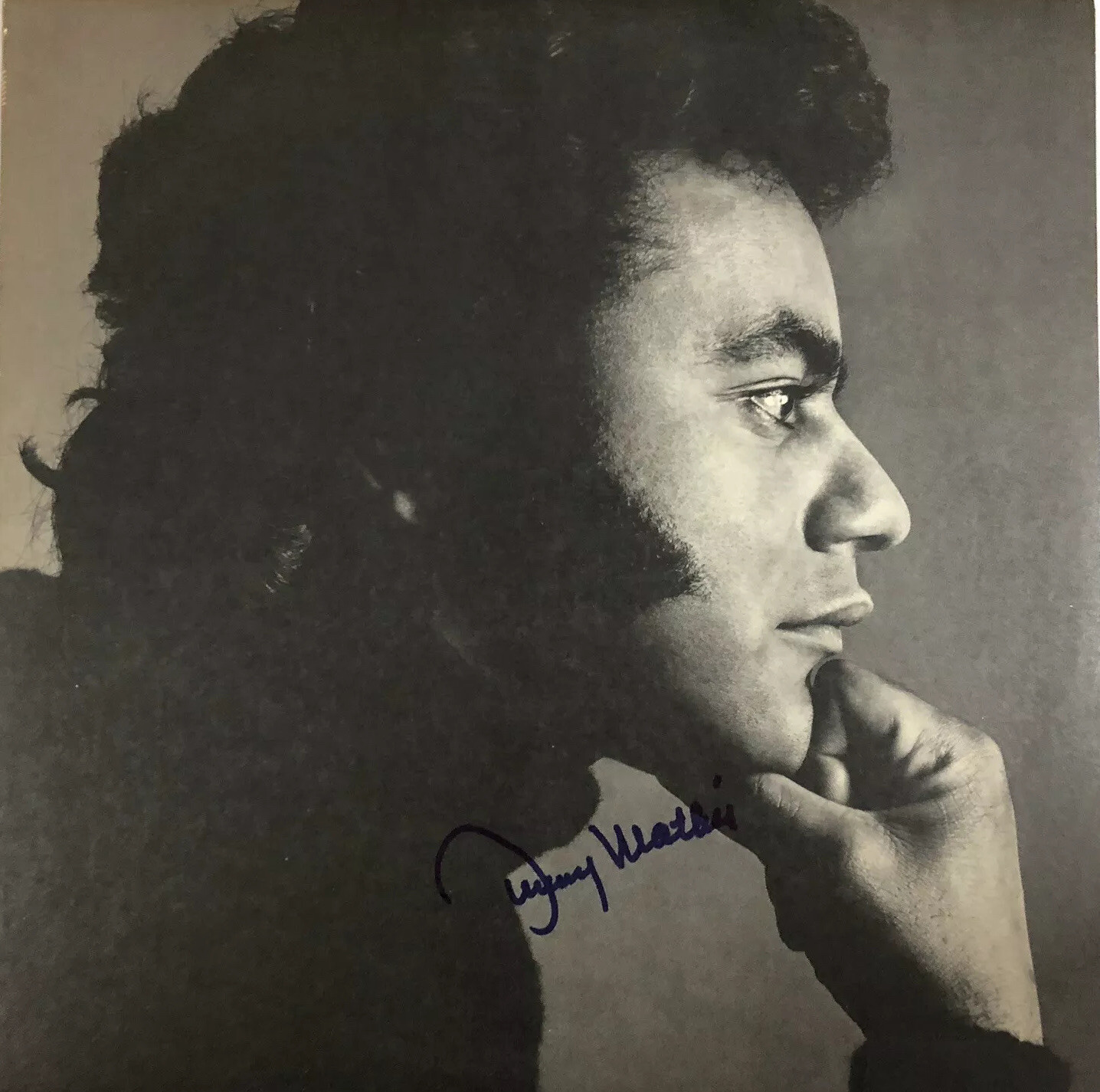 JOHNNY MATHIS SIGNED KILLING ME SOFTLY WITH HER SONG VINYL AUTOGRAPHED ...