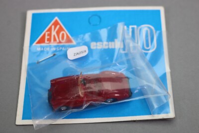 ZA059 EKO Train voiture Ho 1/86 2101 MGA 1600 rouge longueur 47 mm | eBay