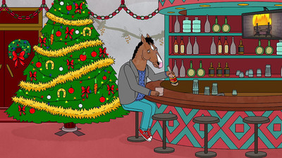 Funny Christmas Drinking Poster, Bojack Horseman Style Wall Art | eBay