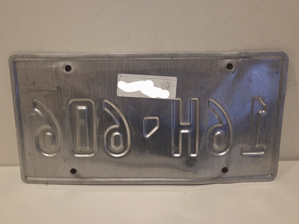 Nevada License Plate 16H 606 The Silver State Blue Yellow | eBay