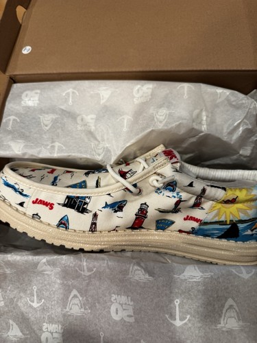 Jaws Limited Editon 🦈 Hey Dude Wally Funk (Size 10) New With Tags | eBay