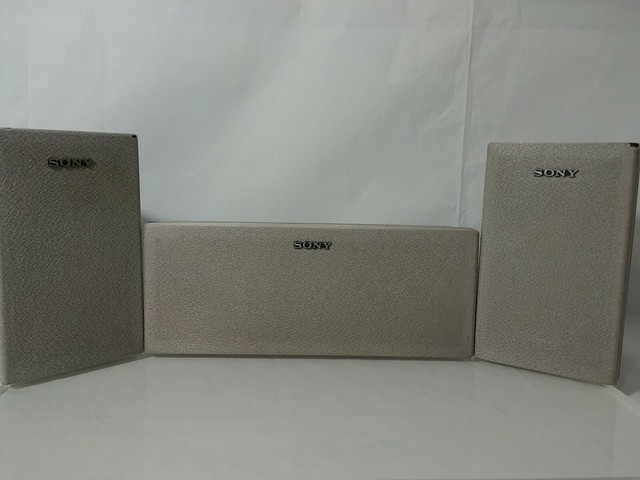 Sony Surround Sound Center Ss-cnp75 Side Ss-msp75 Speakers Untested for ...