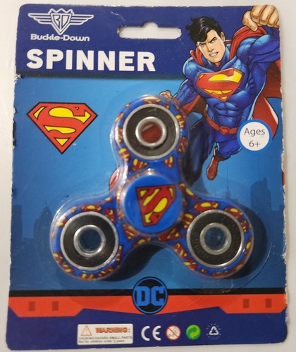 Superman Hand Spinner By Buckle Down DC New Fidget | eBay