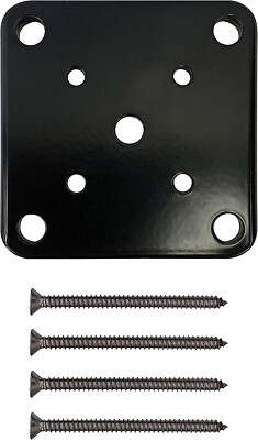 STRATCO EZI-Slate Fence Base Plate Kit SC-2062, Black | eBay