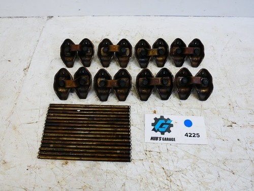 AMC Jeep V8 304 360 Bridge Style Rocker Arms With Push Rods Bolts Used ...