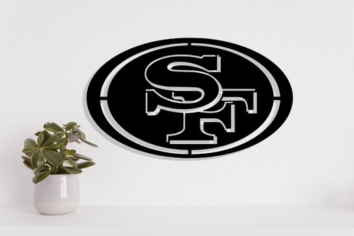 San Francisco 49ers badge laser cut vector files dxf, svg, eps. ai, pdf ...