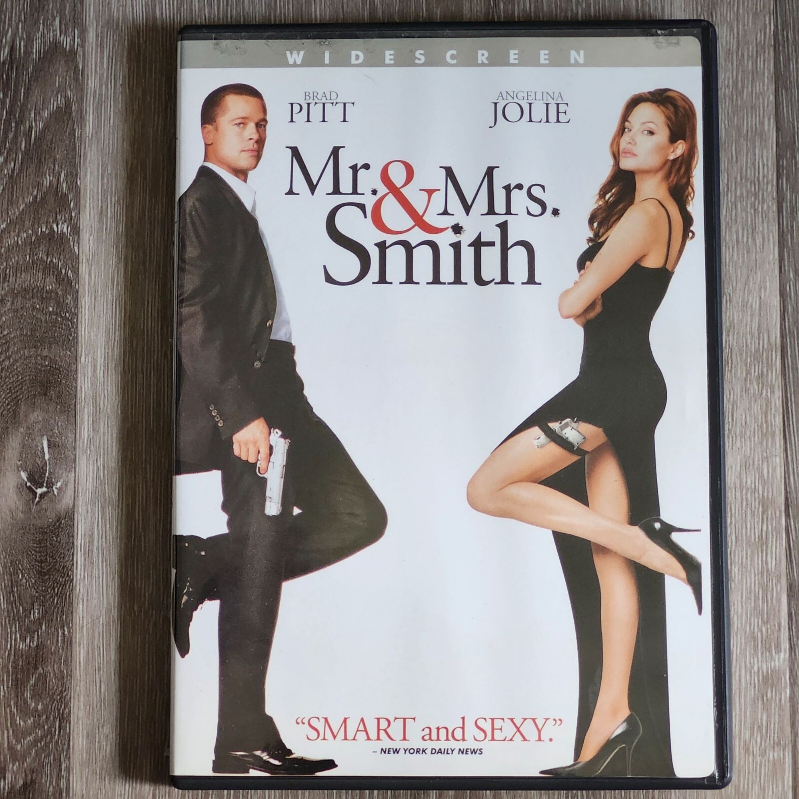 Mr And Mrs Smith DVD Widescreen 2005 Fox Home Video Brad Pitt Angelina ...