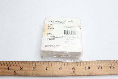 (72-Pk) VWR Micro Slides 25 x 75mm x 1.0mm 75799-268 | eBay