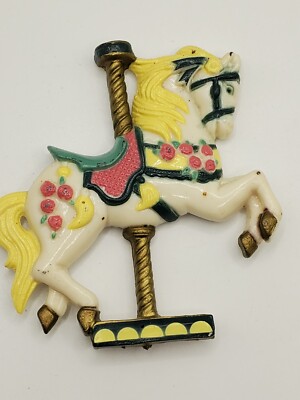 Horse Magnet Refrigerator Fridge Carousel Pony By Arjon B136 | eBay
