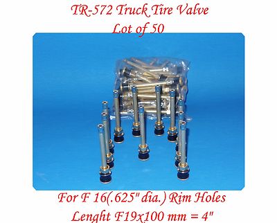 50 Kits TR572 Truck Tire Valve Stem Wheels 22.5 /24.5 For Rim Φ.625 ...
