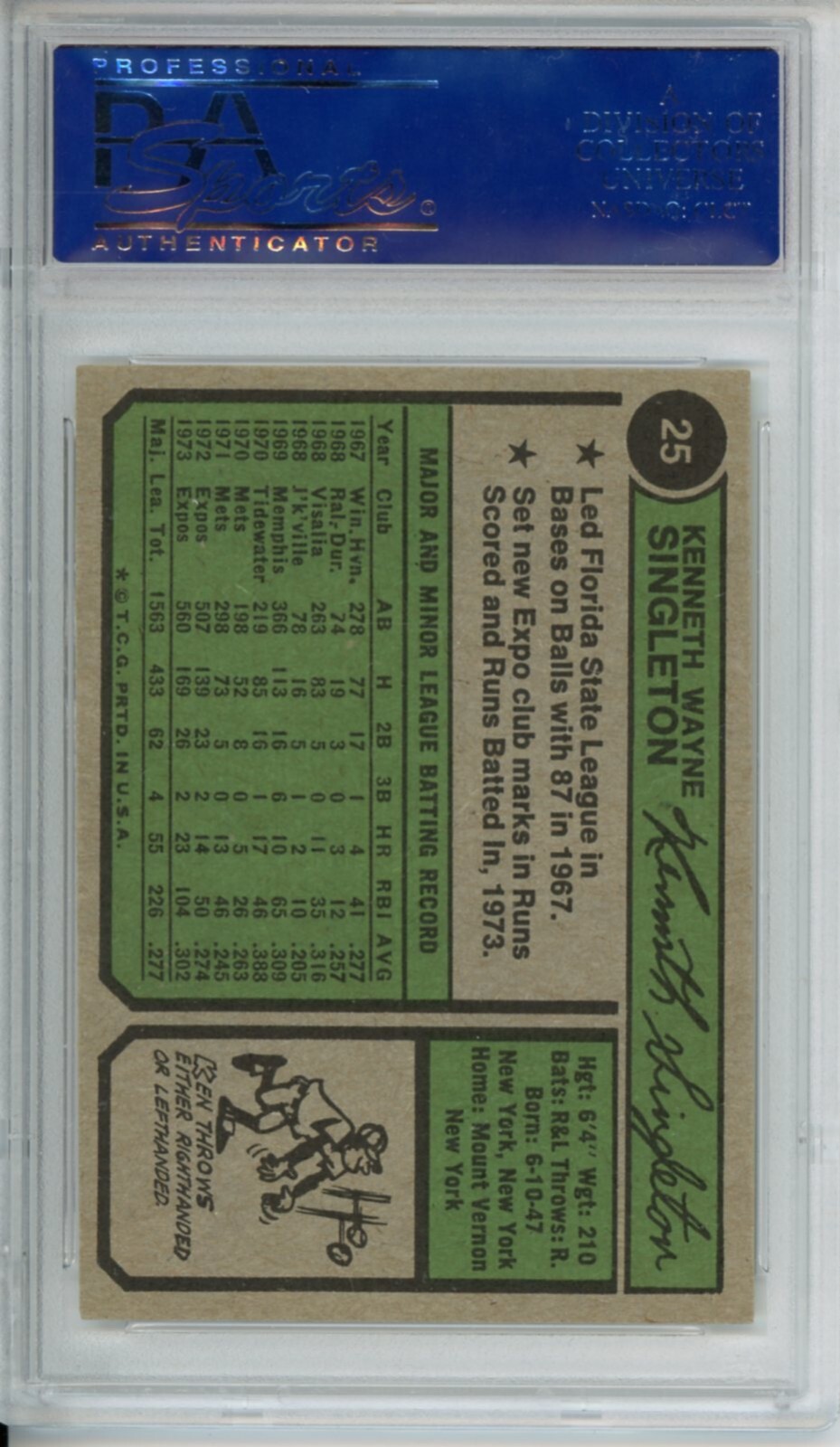 1974 Topps - #25 Ken Singleton for sale online | eBay