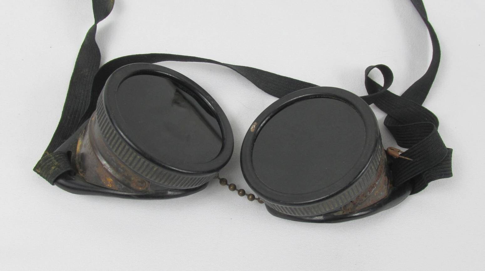 VINTAGE STEAMPUNK BAKELITE GLENDALE SAFETY GOGGLES WE… - Gem