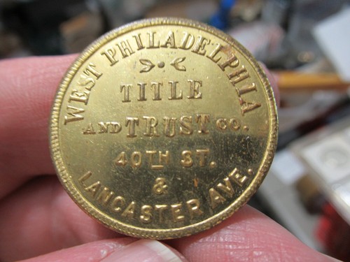 RARE Vintage West Philadelphia Title and Trust Co. Lancaster Ave. 50 ...