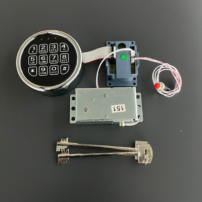 Gun Safe Lock Replacement Electronic Safe Lock Solenoid Lock & 2 Keys ...