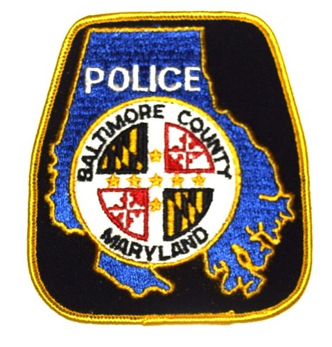 BALTIMORE COUNTY MARYLAND MD Sheriff Police Patch CHEVRON BLACK | eBay