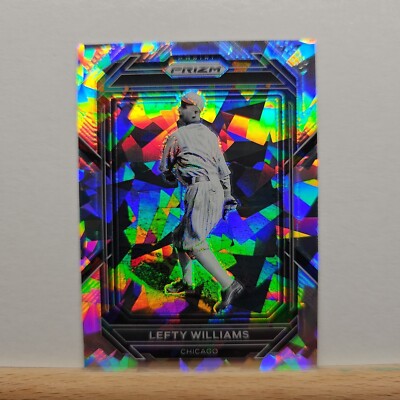 2023 Panini Prizm Baseball Lefty Williams base CRACKED ICE Prizm card ...