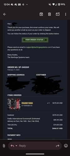 Starforge PC Case Clouded Gates Lian Li O11D Evo RGB | eBay