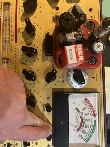 2 6EJ7 EF184 RCA (GT Britain) HiFi Radio Amp Vacuum Tube NOS NIB HICKOK ...